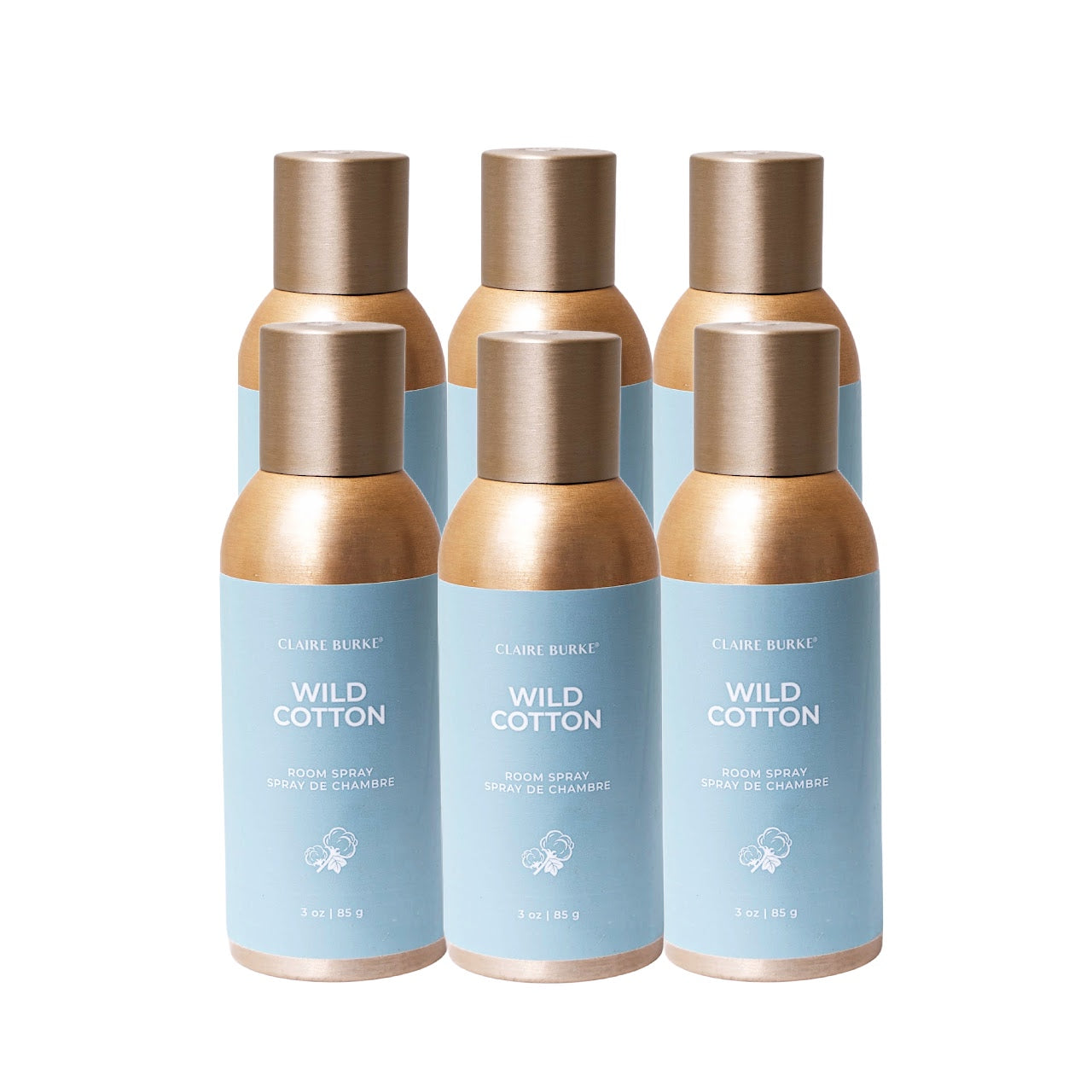 Wild Cotton Room Spray, 6-pack | Air Freshener Sprays – Claire Burke ...